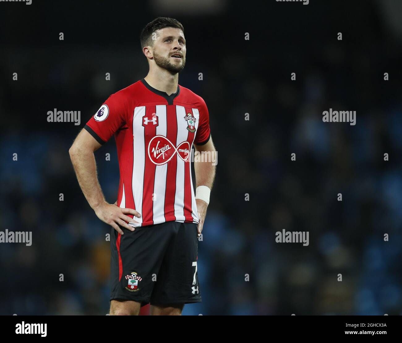 Dejected Shane Long of Southampton during the Premier League match at ...