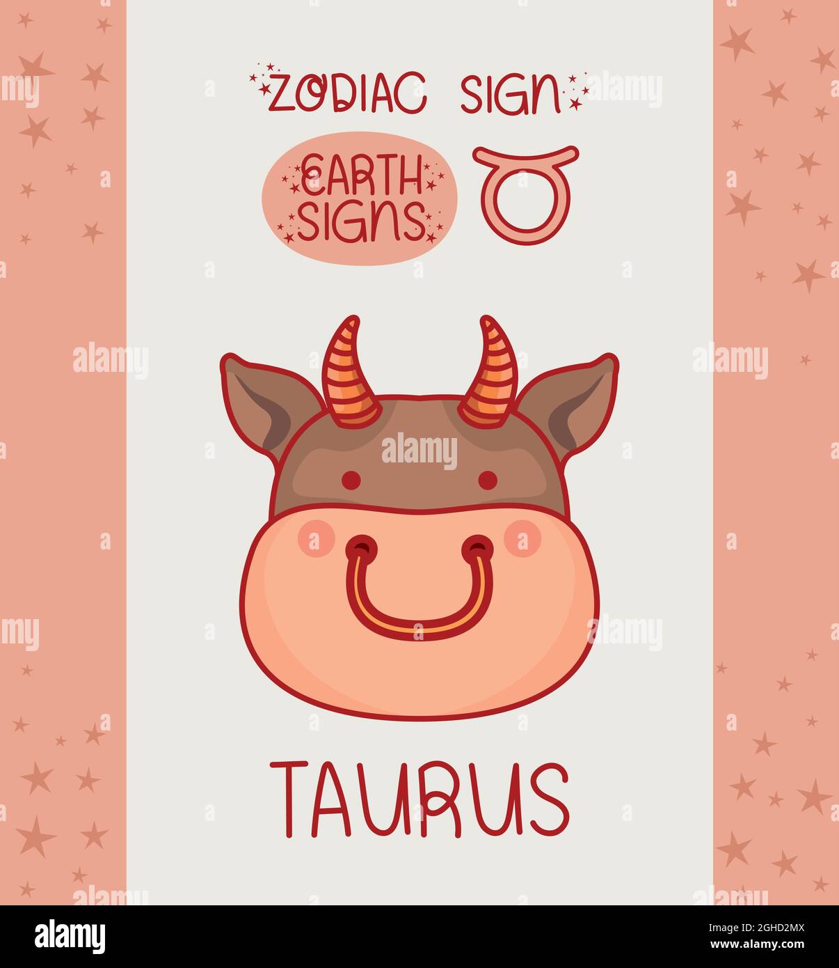taurus sign card Stock Vector Image & Art - Alamy