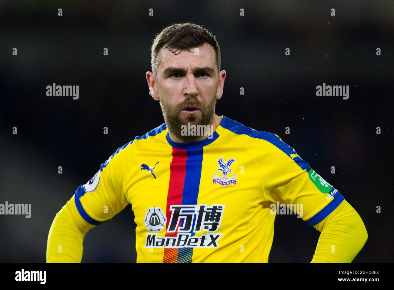 James McArthur of Crystal Palace during the Premier League match at the ...