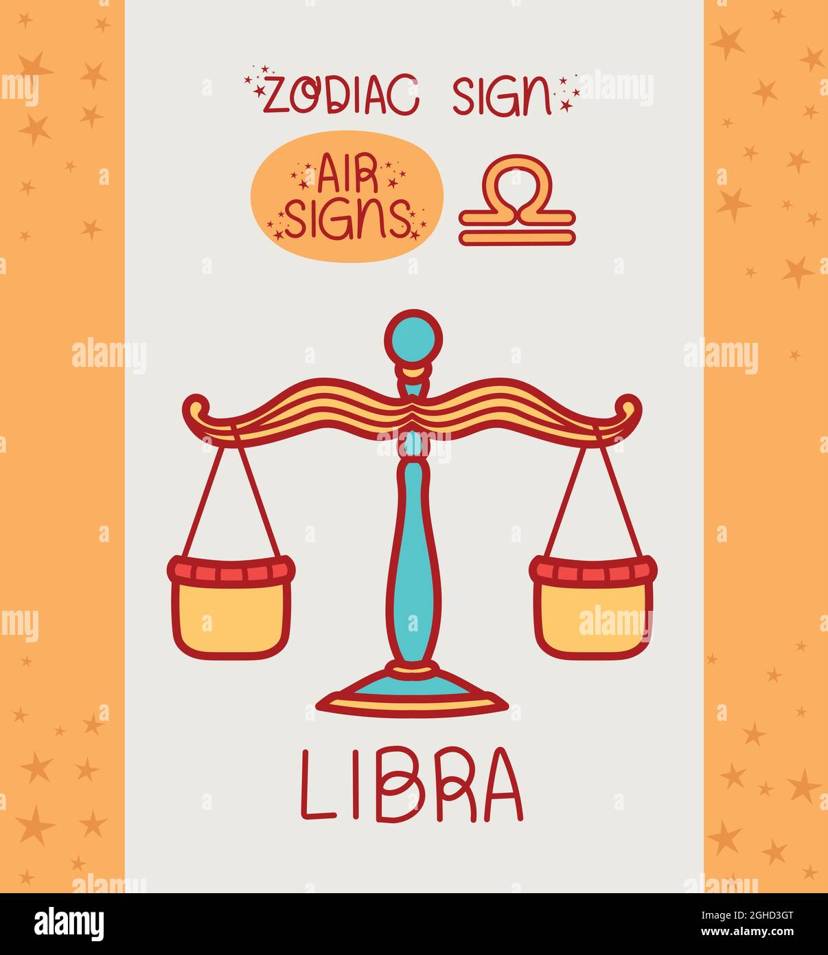 libra sign card Stock Vector Image & Art - Alamy