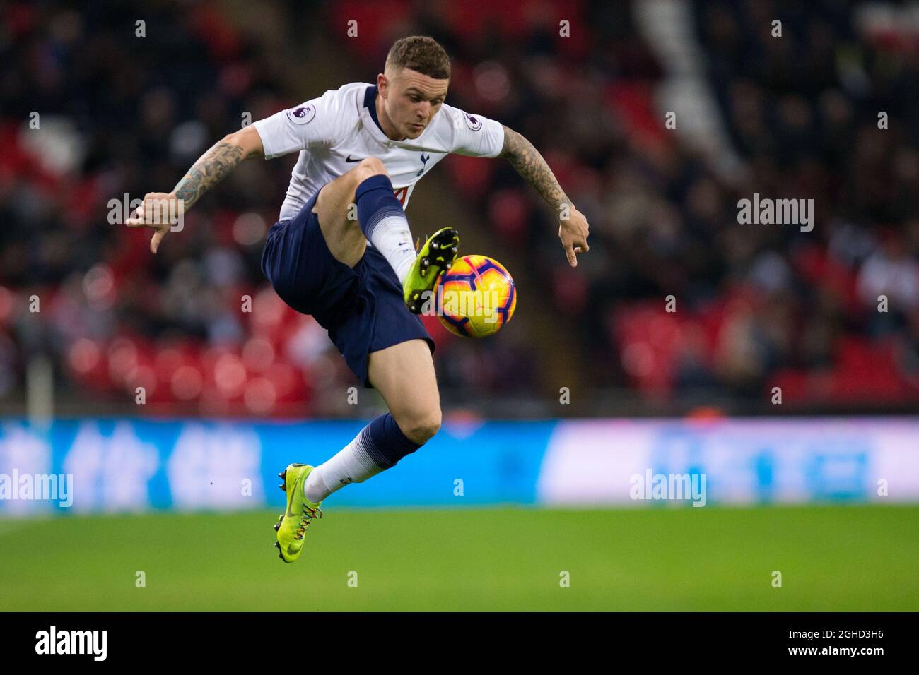 Kieran Trippier of Tottenham Hotspur in action during the Premier ...