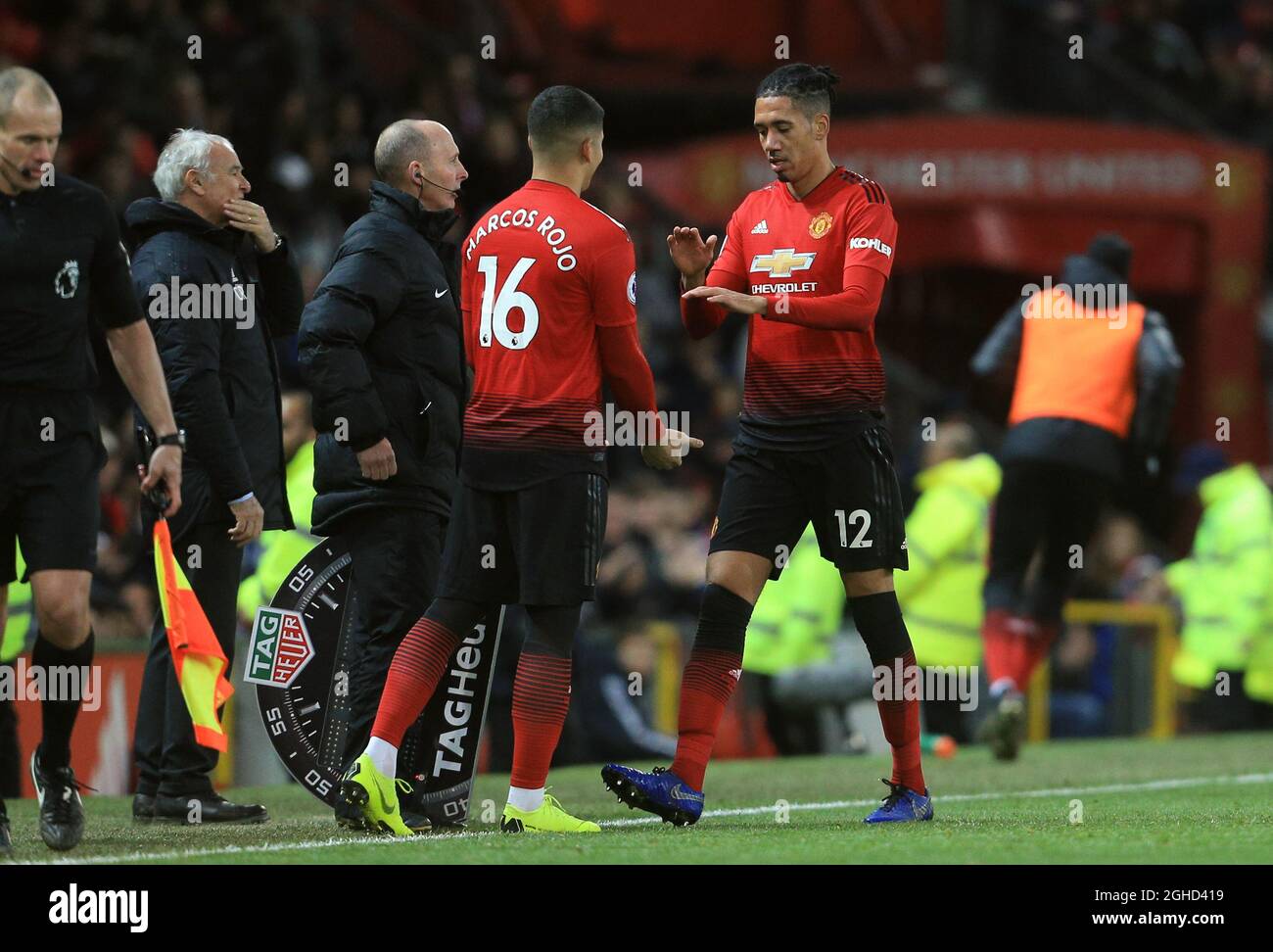 Chris smalling and marcos rojo hi-res stock photography and images - Alamy