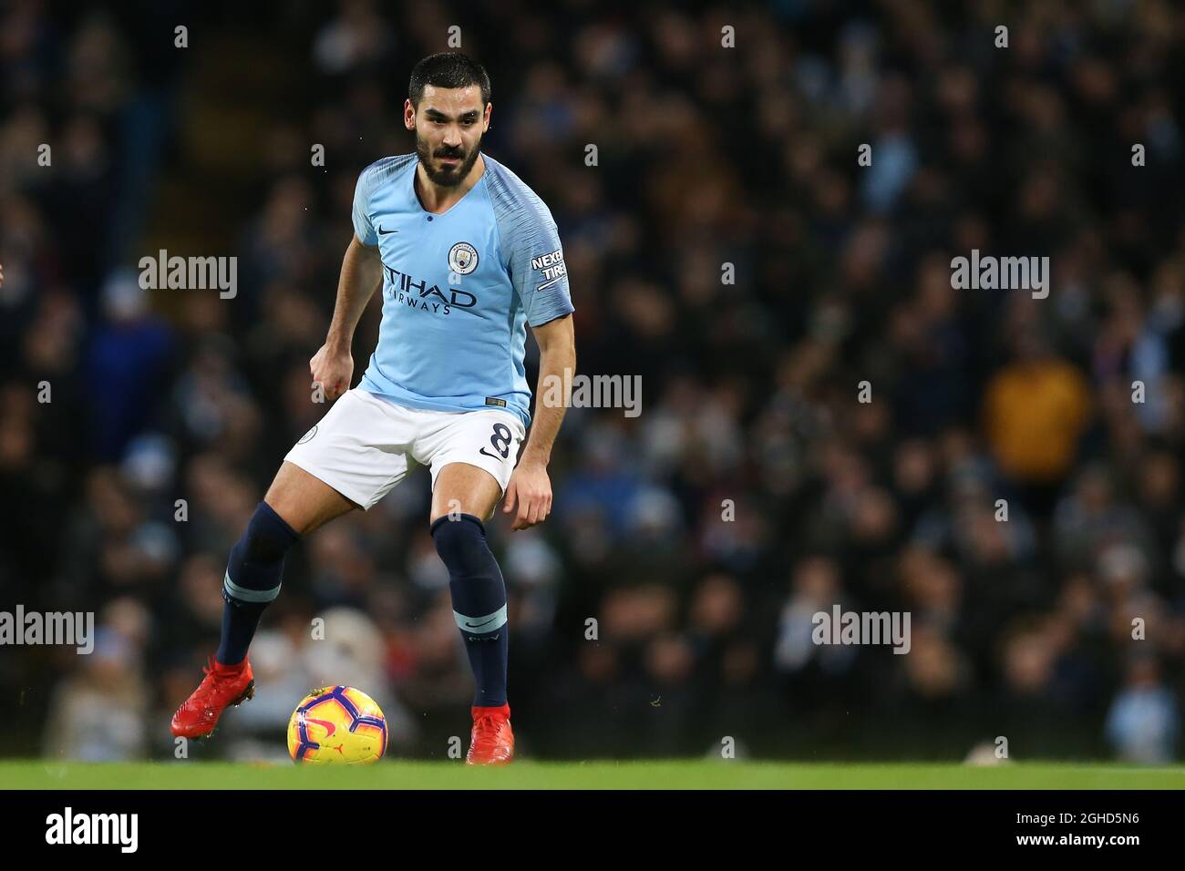 Ilkay Gundogan of Manchester City during the Premier League match at ...