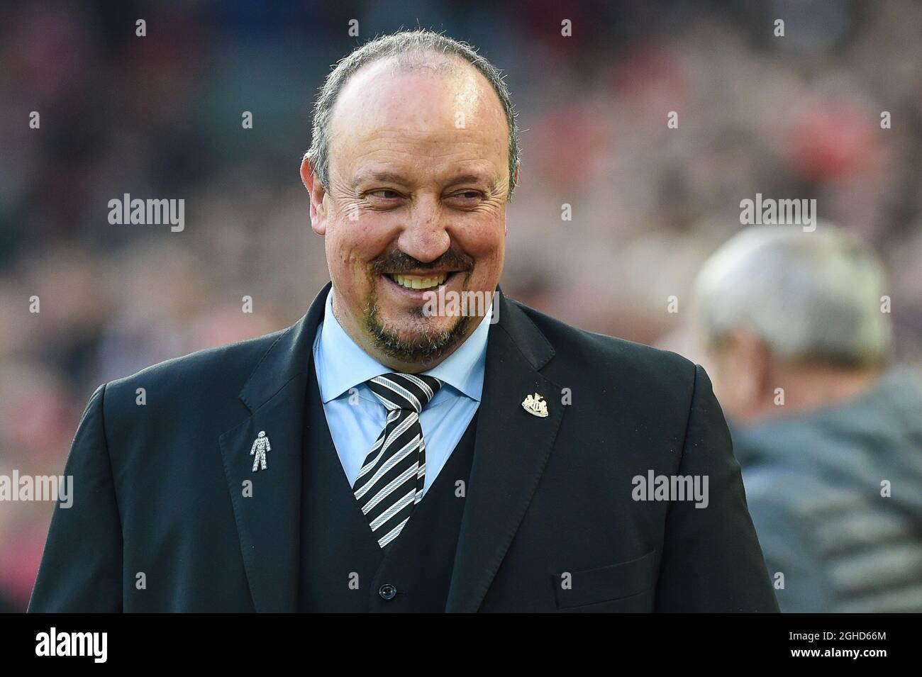 Rafael Benitez manager of Newcastle United during the Premier League ...
