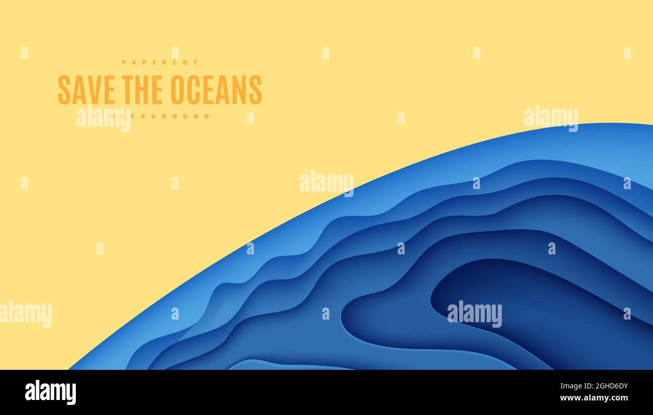 Water wave sea cutout Stock Vector Images - Alamy