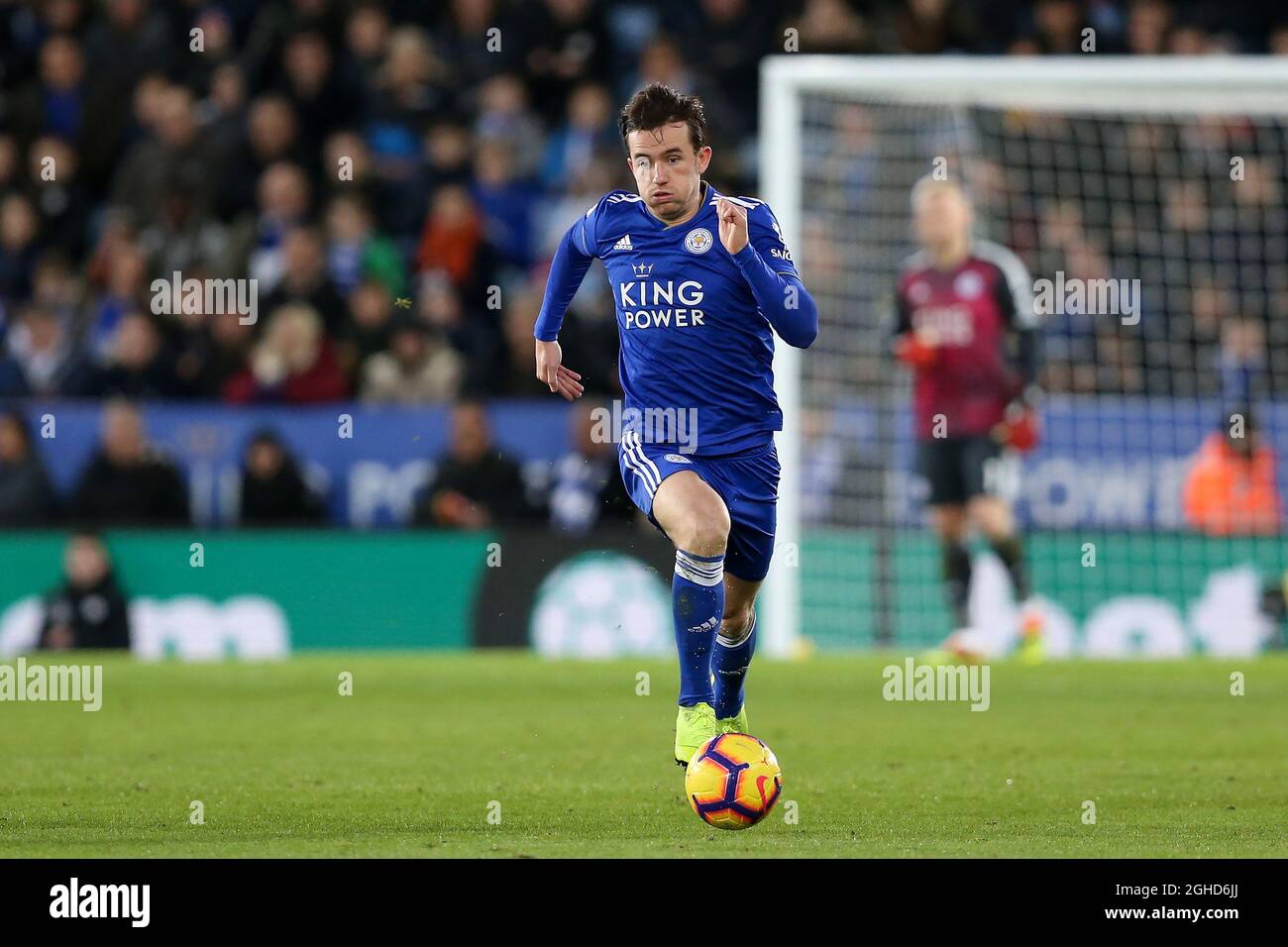 Ben Chilwell of Leicester City during the Premier League match at the ...