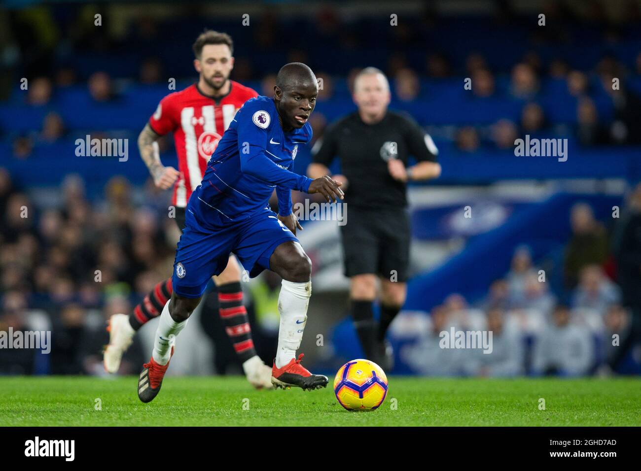 Nâ€™golo Kante of Chelsea in action during the Premier League match at ...