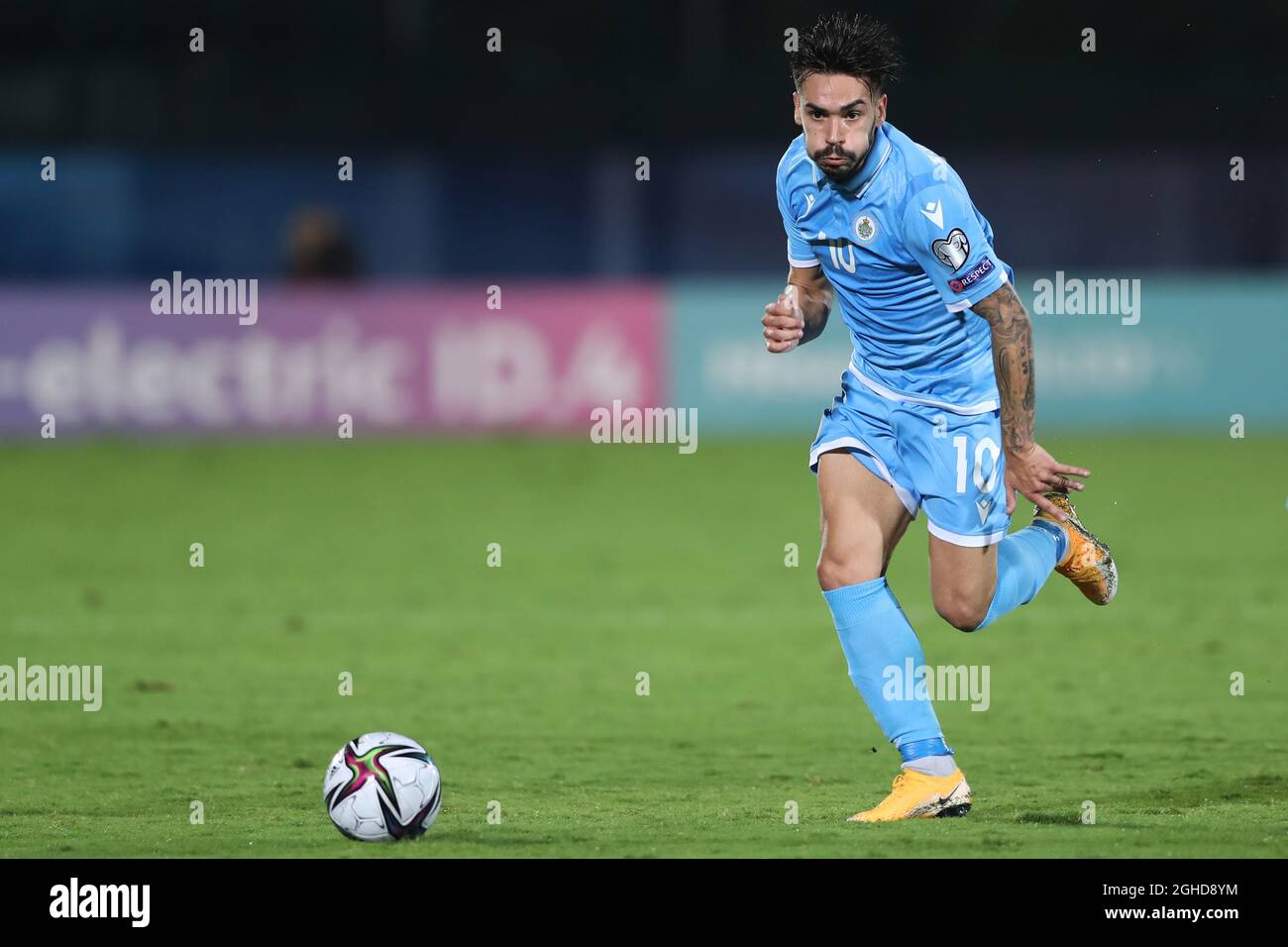 Serravalle, Italy, 5th September 2021. Fabio Tomassini of San Marino ...