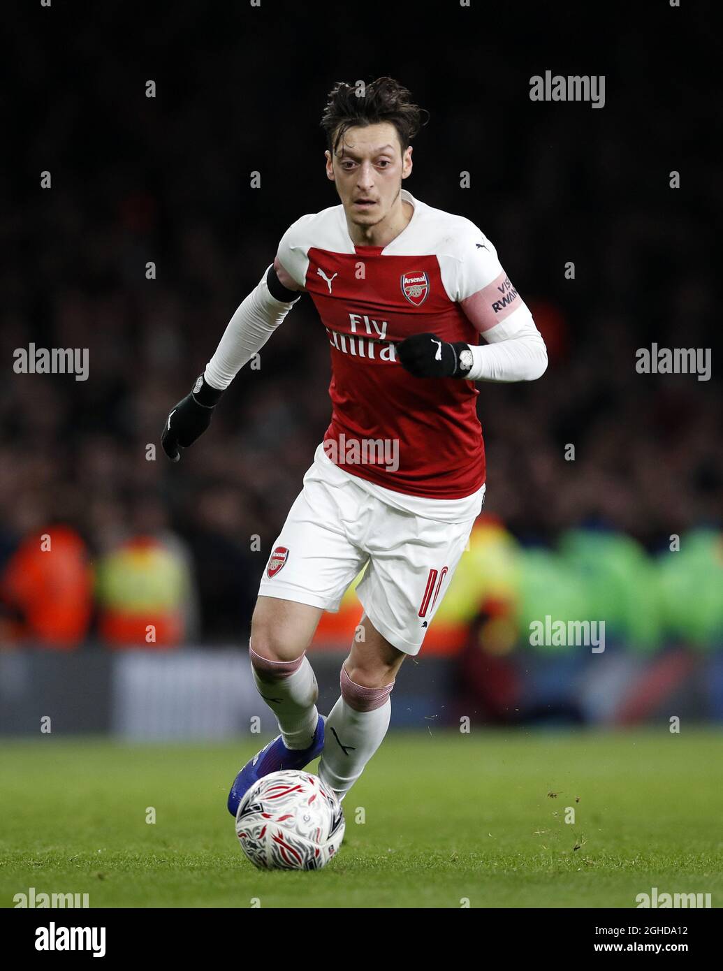 Arsenal's Mesut Ozil during the FA Cup Fourth Round match at the ...