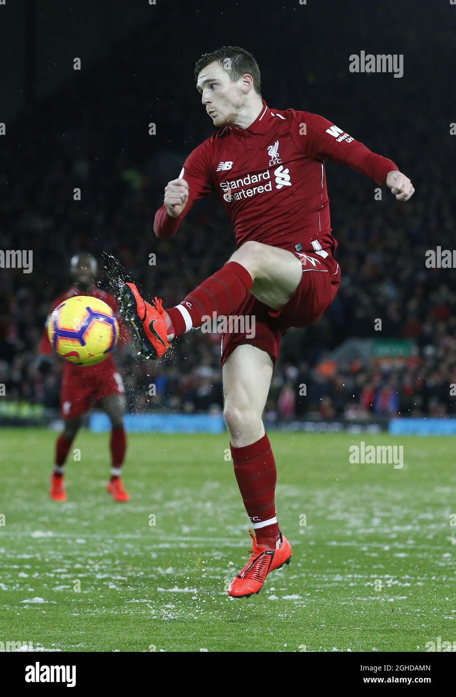 Andrew Robertson of Liverpool during the Premier League match at ...