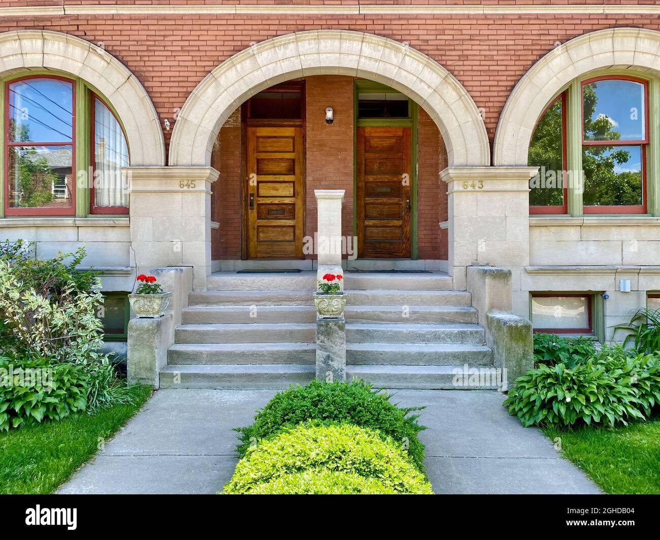 Chicago, Illinois, USA. 26th May, 2021. Company housing in the Pullman ...