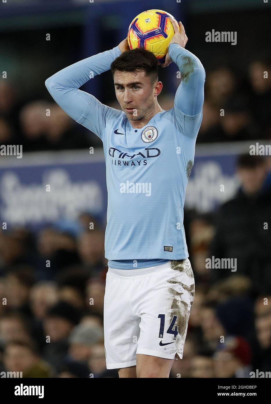 Manchester City's Aymeric Laporte during the Premier League match at ...