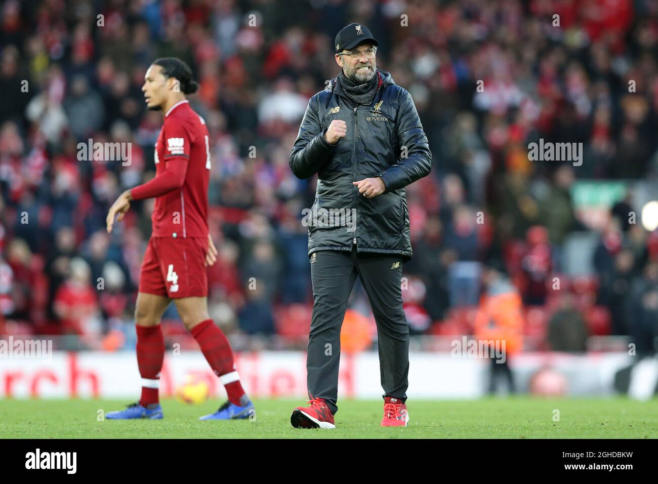 Klopp liverpool celebration hi-res stock photography and images - Alamy
