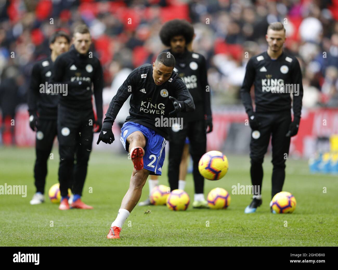 Youri Tielemans of Leicester City during the Premier League match at ...