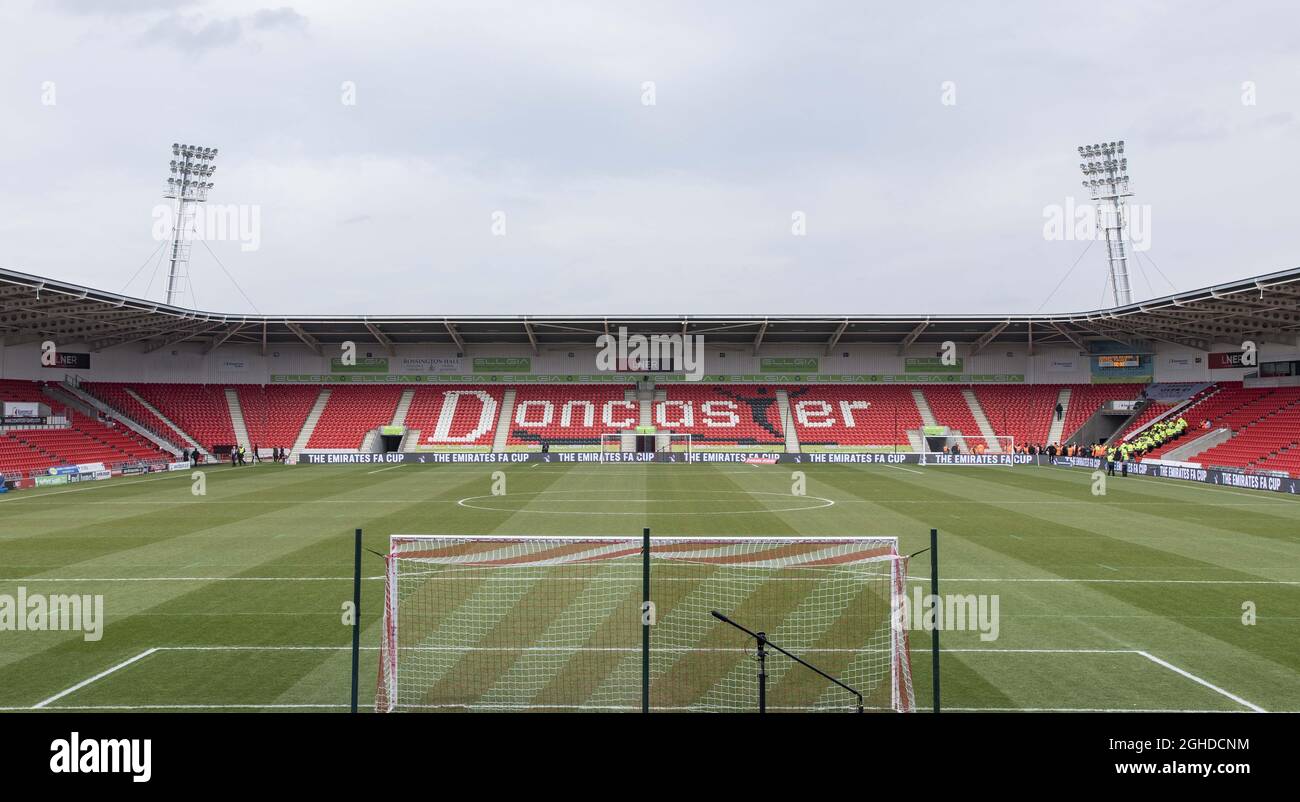 Soccer general view of keepmoat stadium hi-res stock photography and ...