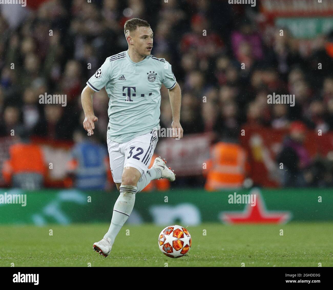 Joshua Kimmich of Bayern Munich during the UEFA Champions League Round ...