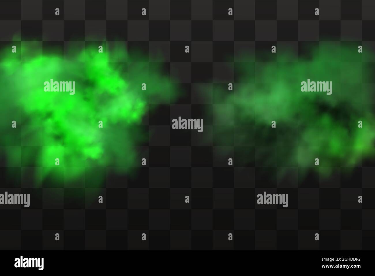 Vector realistic set of stench breath or sweat odor isolated on ...