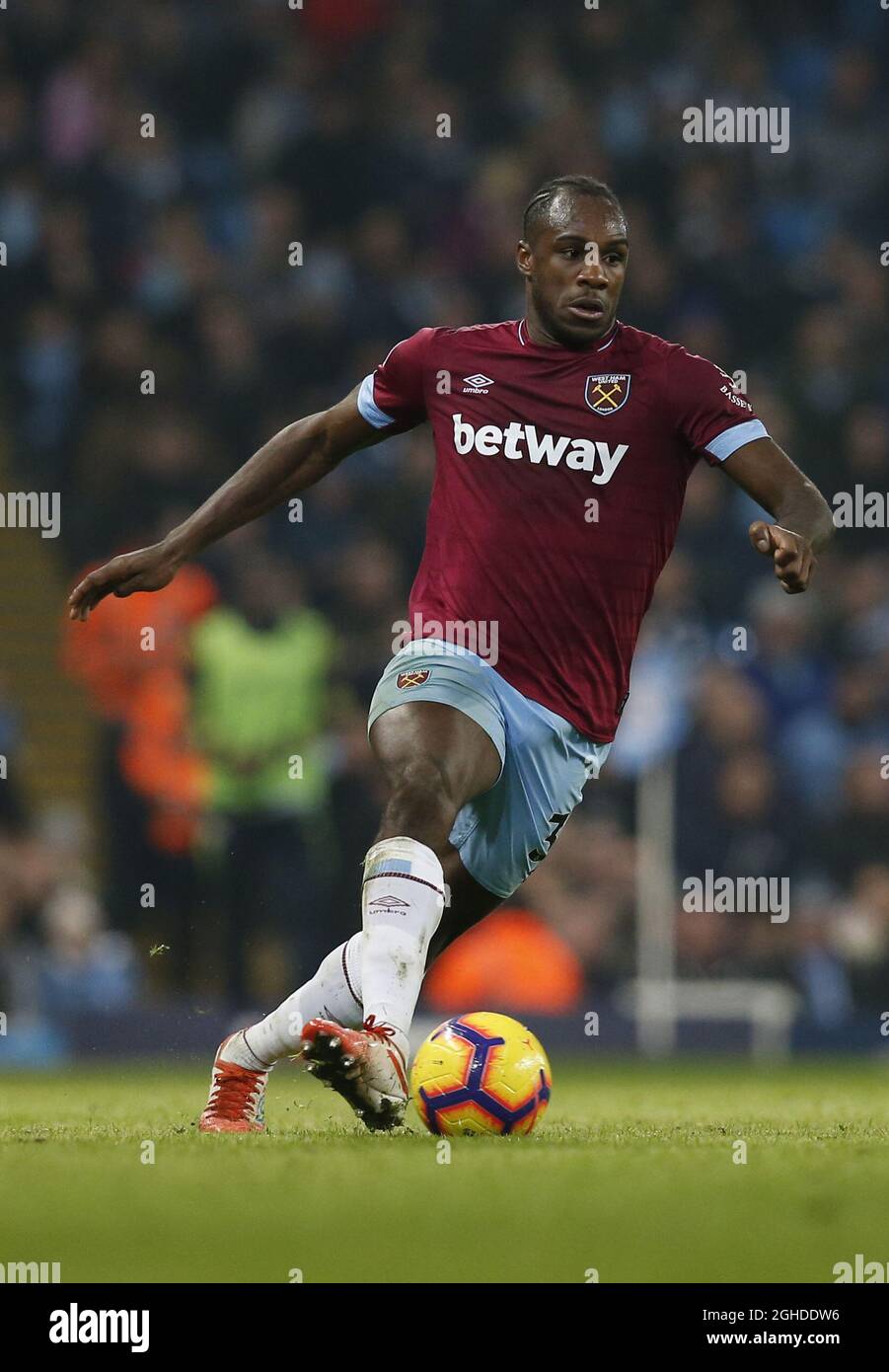 Michail Antonio of West Ham United during the Premier League match at ...