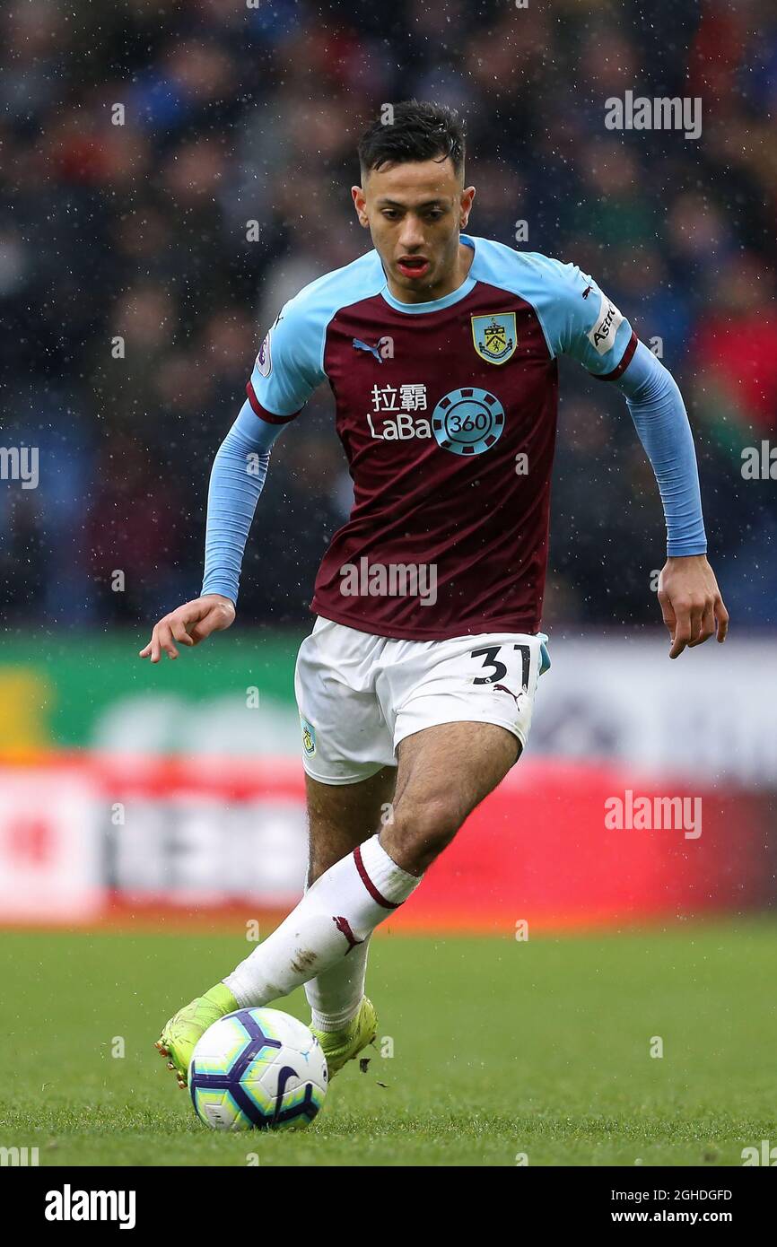 Dwight McNeil of Burnley during the Premier League match at Turf Moor ...