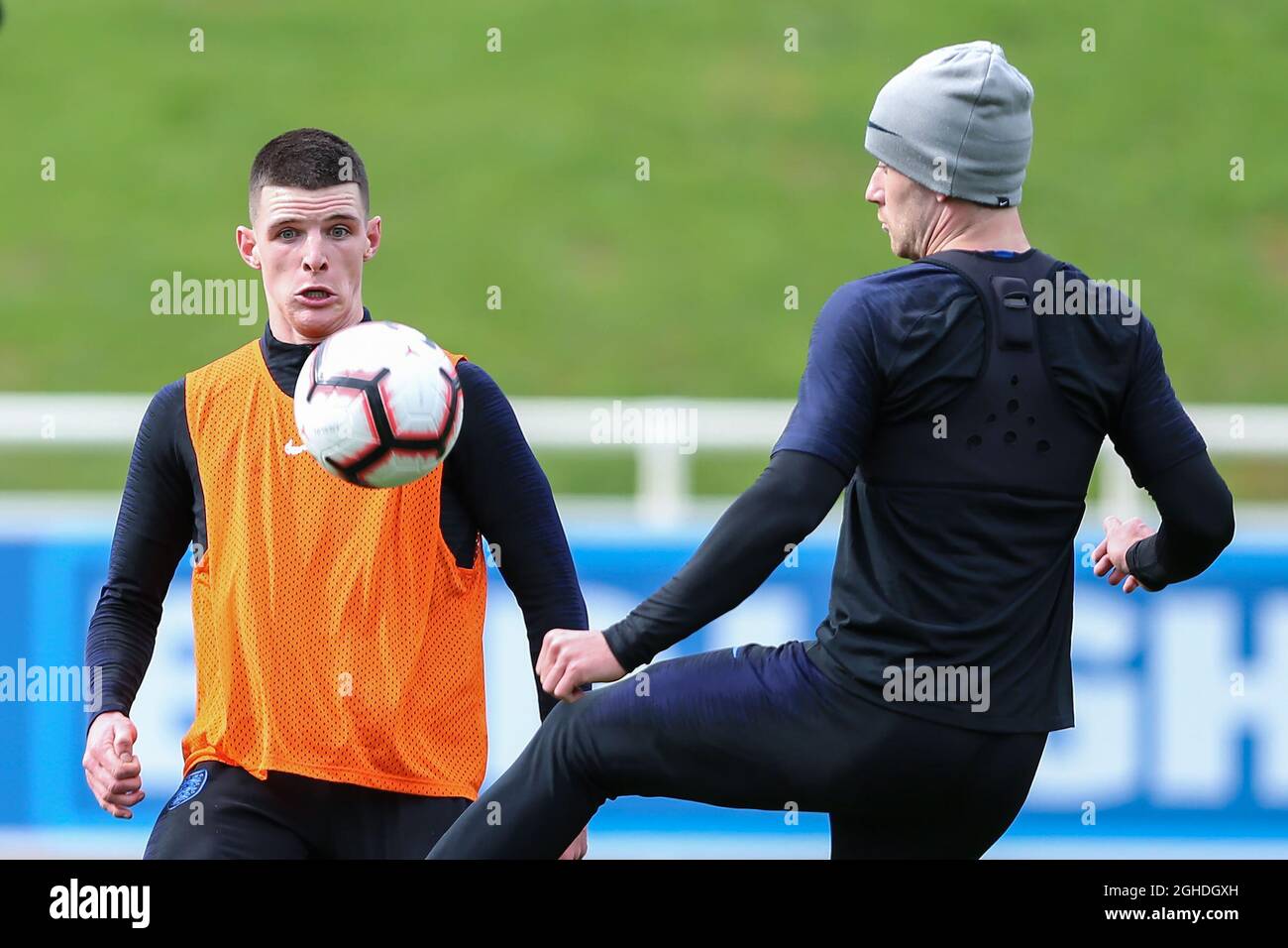 Declan rice england training hi-res stock photography and images - Alamy