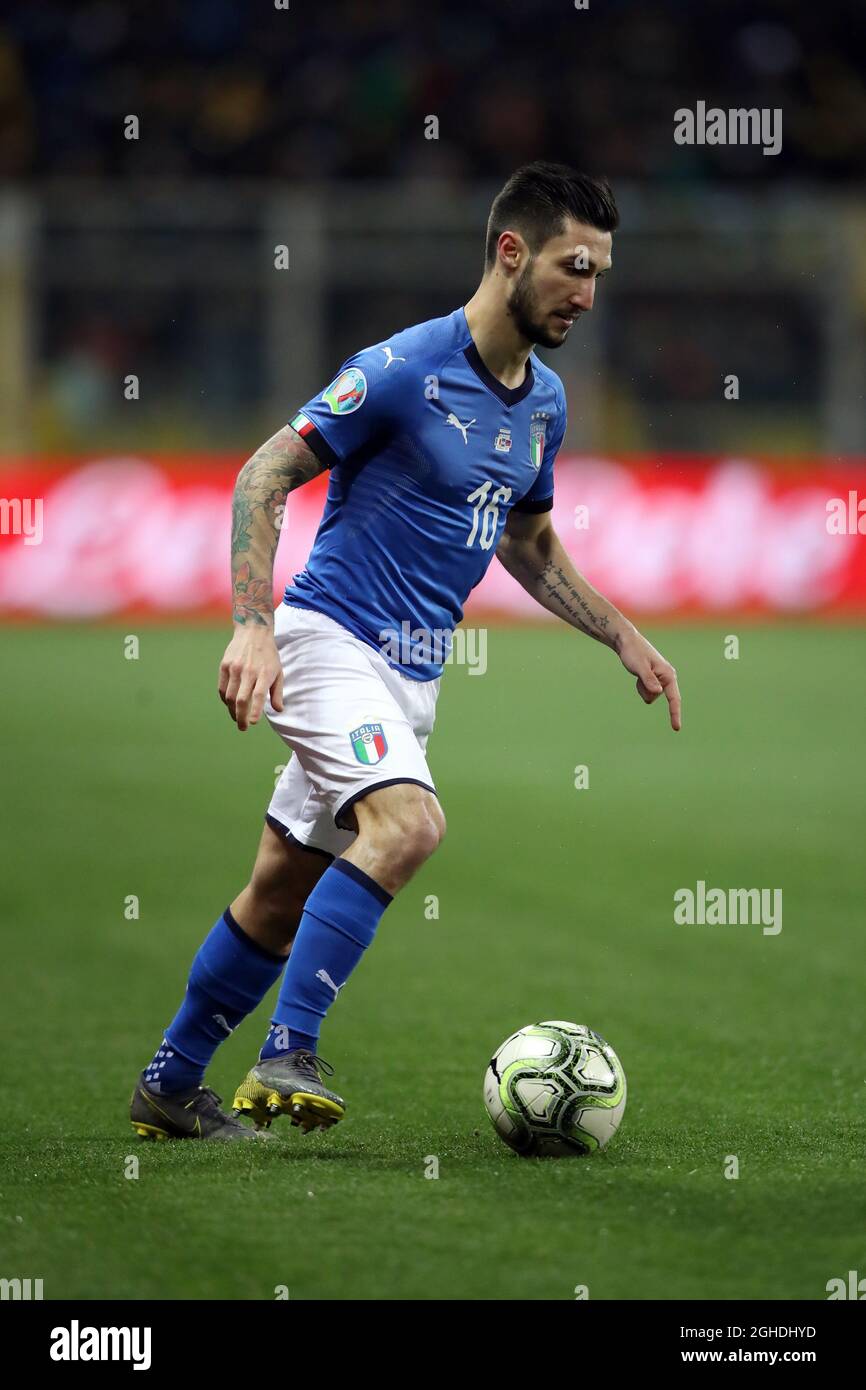 Matteo Politano of Italy during the UEFA Euro 2020 Qualifying Group J ...