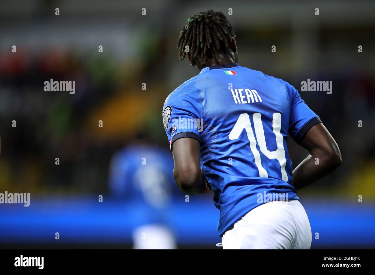 Moise Kean of Italy during the UEFA Euro 2020 Qualifying Group J match ...