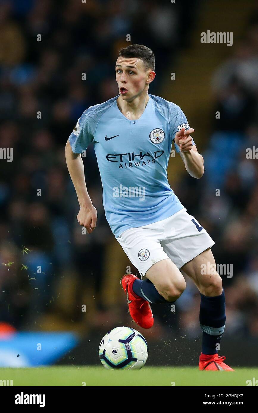 Phil Foden of Manchester City during the Premier League match at the ...