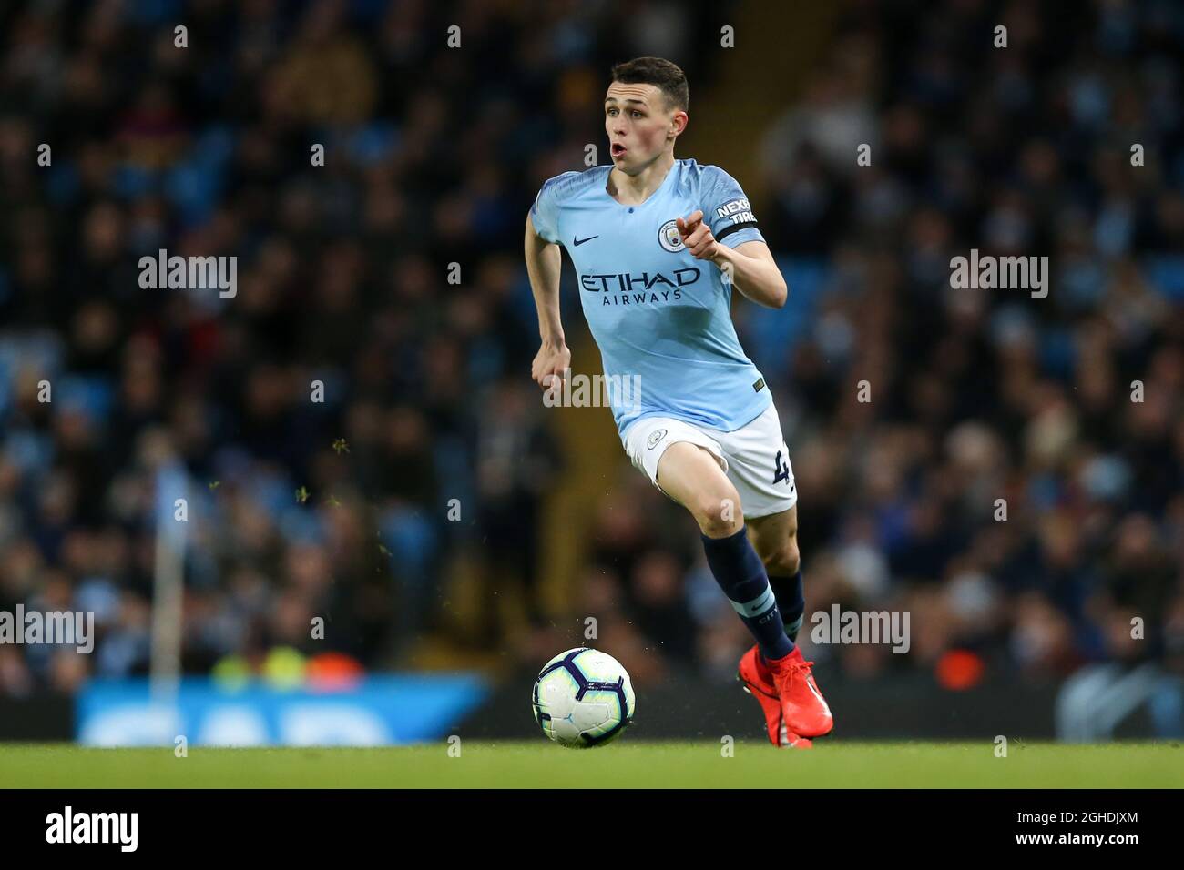 Phil Foden of Manchester City during the Premier League match at the ...