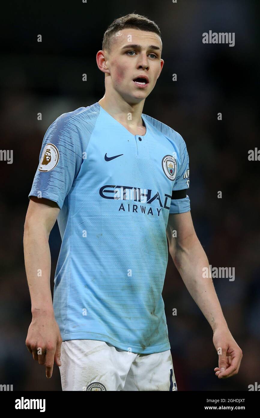 Phil Foden of Manchester City during the Premier League match at the ...
