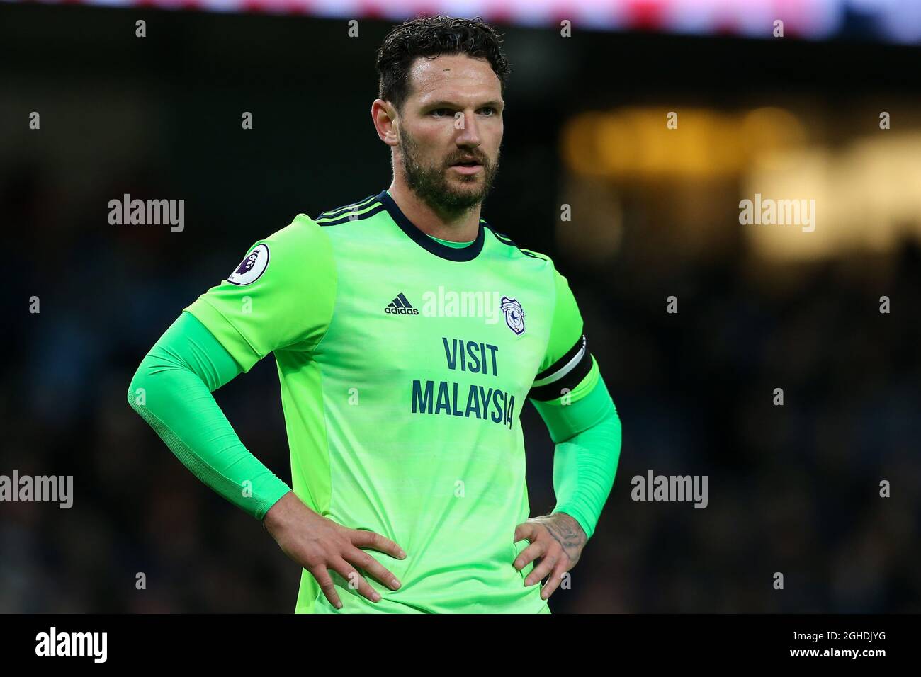Sean Morrison of Cardiff City during the Premier League match at the ...
