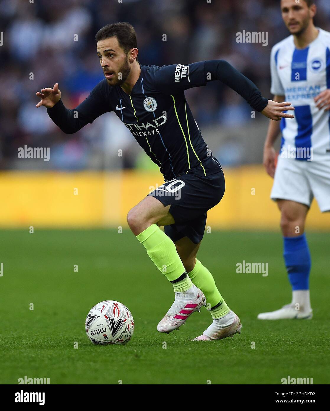 Bernardo Silva of Manchester City during the FA Cup Semi Final match at ...