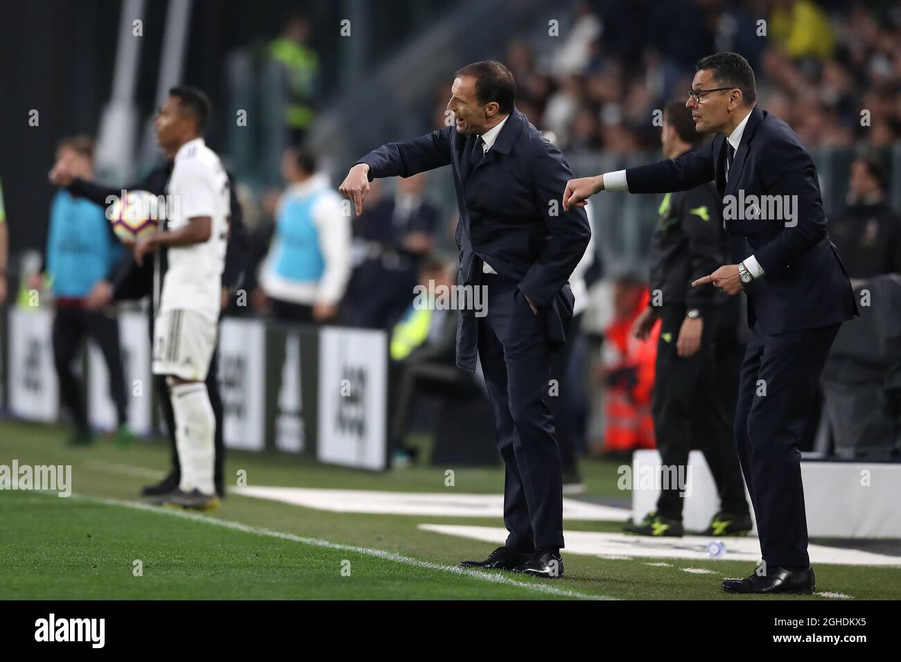 Massimiliano allegri marco landucci hi-res stock photography and images ...