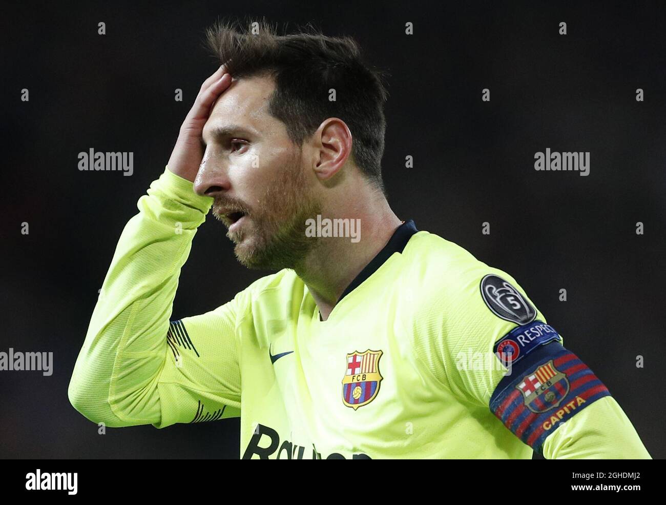 Lionel messi uefa 2019 manchester hi-res stock photography and images ...