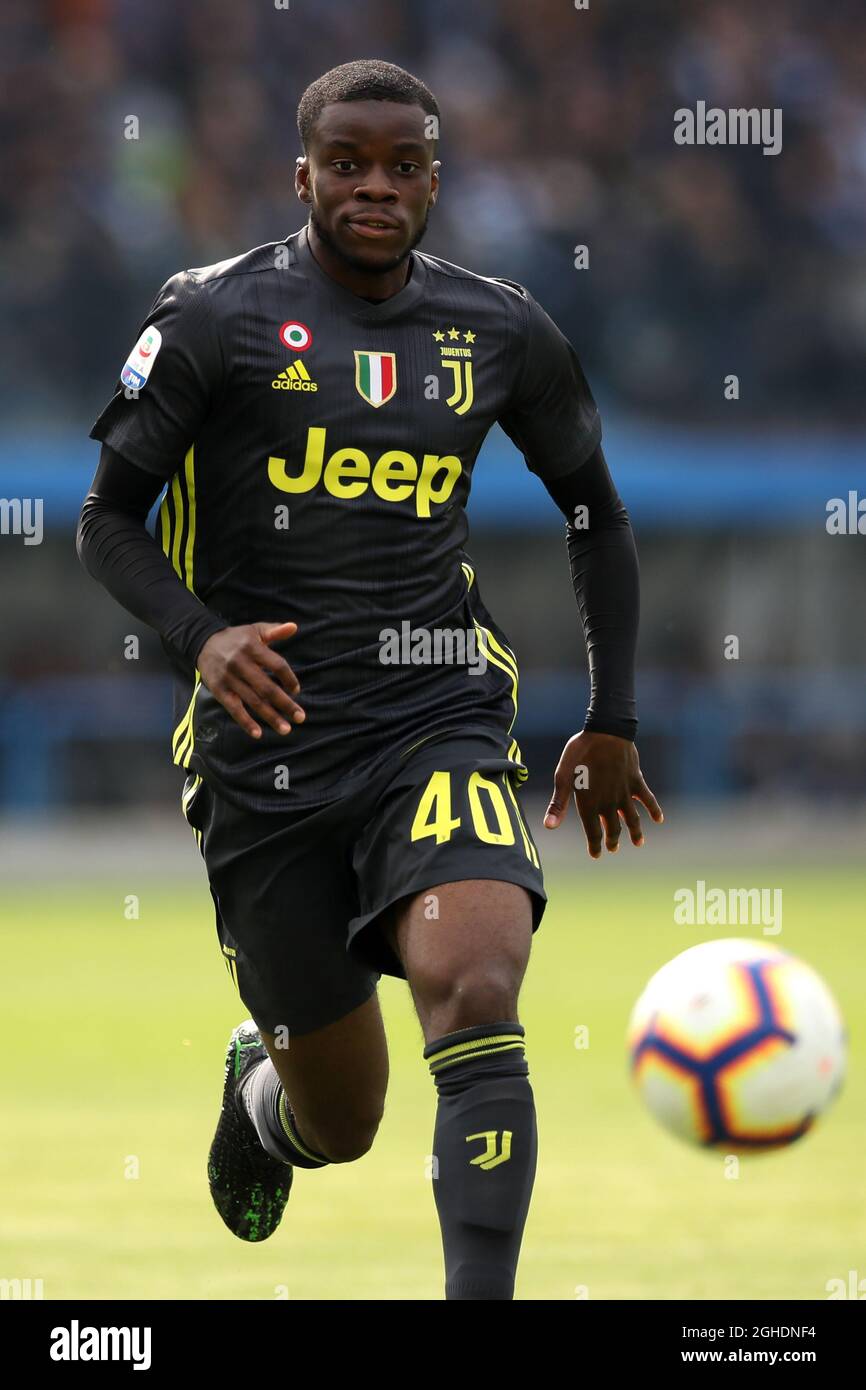 Stephy Mavididi of Juventus during the Serie A match at the Paolo Mazza ...