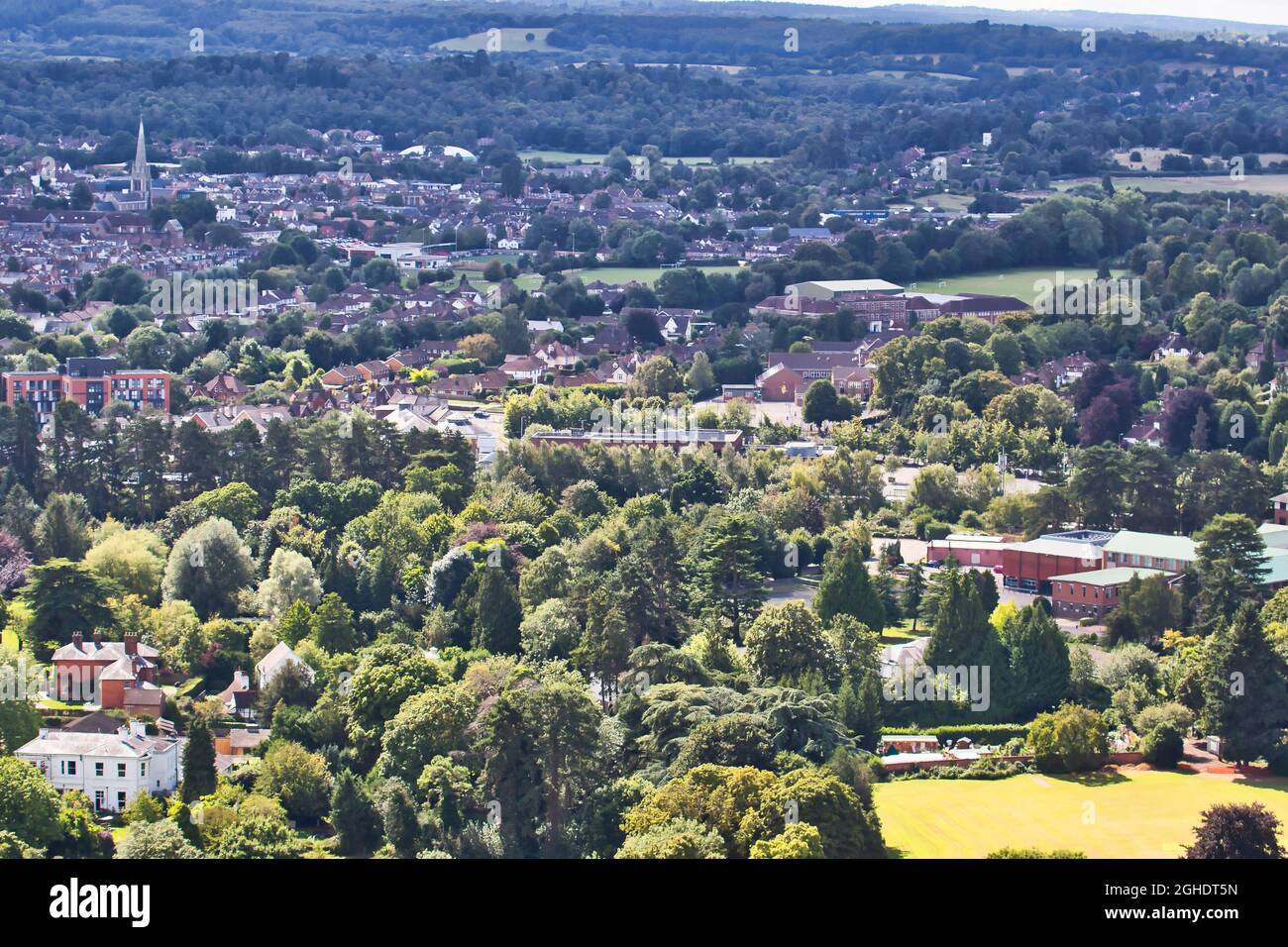 Urban landscape view trees hi-res stock photography and images - Alamy