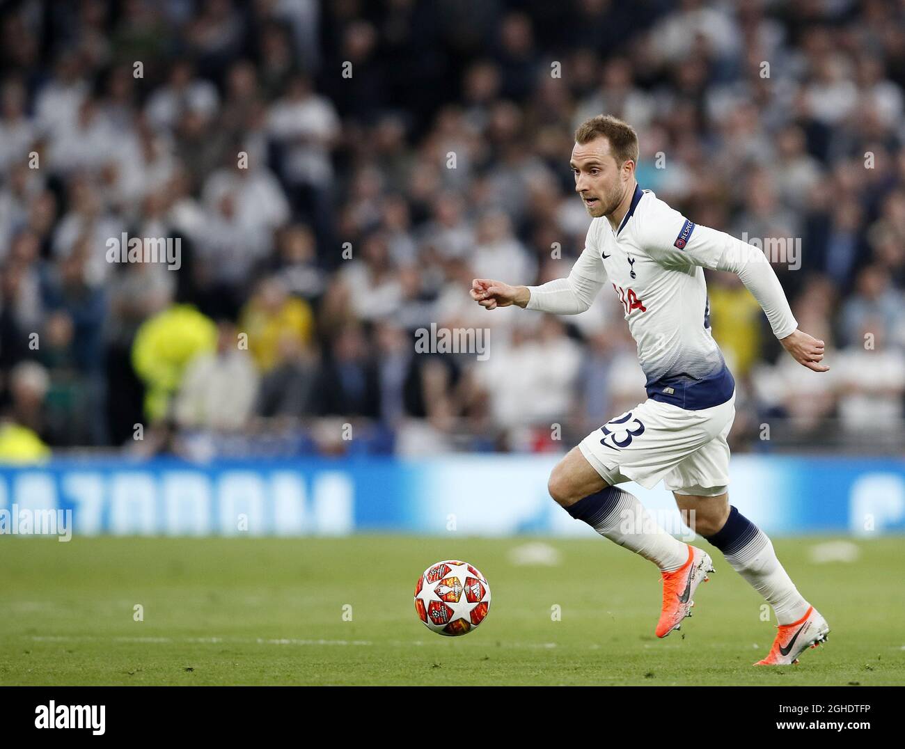 Tottenham's Christian Eriksen during the UEFA Champions League match at ...