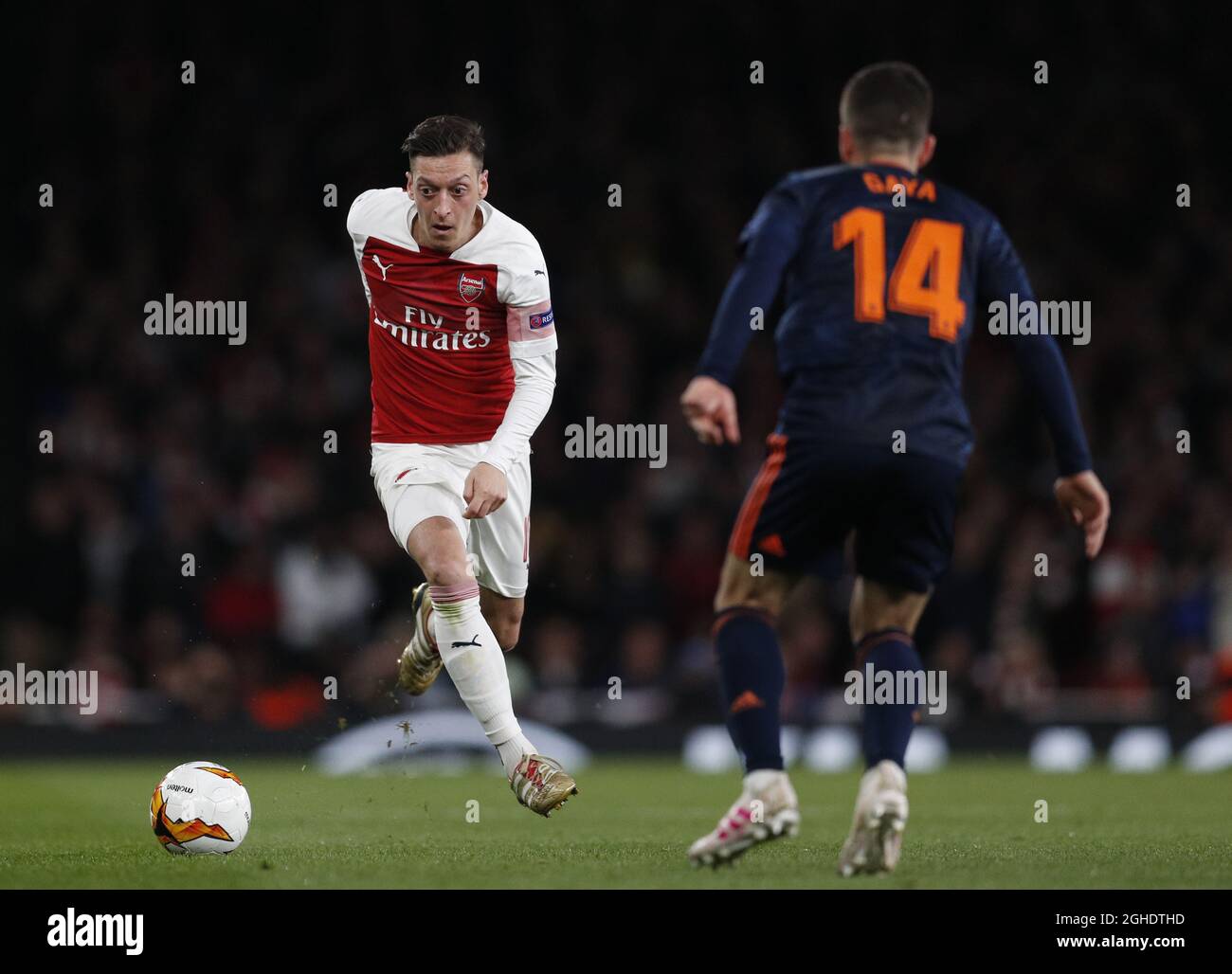 Mesut Ozil of Arsenal during the UEFA Europa League match at the ...
