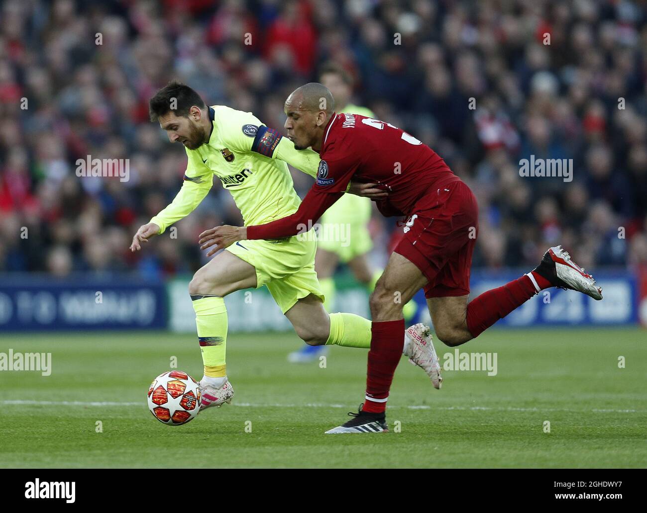 Messi anfield 2019 hi-res stock photography and images - Alamy