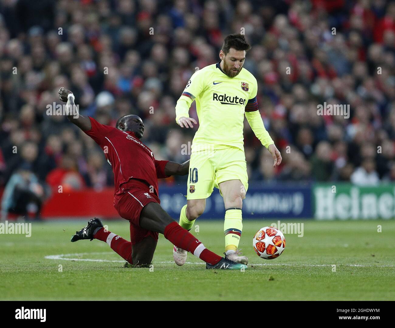 Messi anfield 2019 hi-res stock photography and images - Alamy