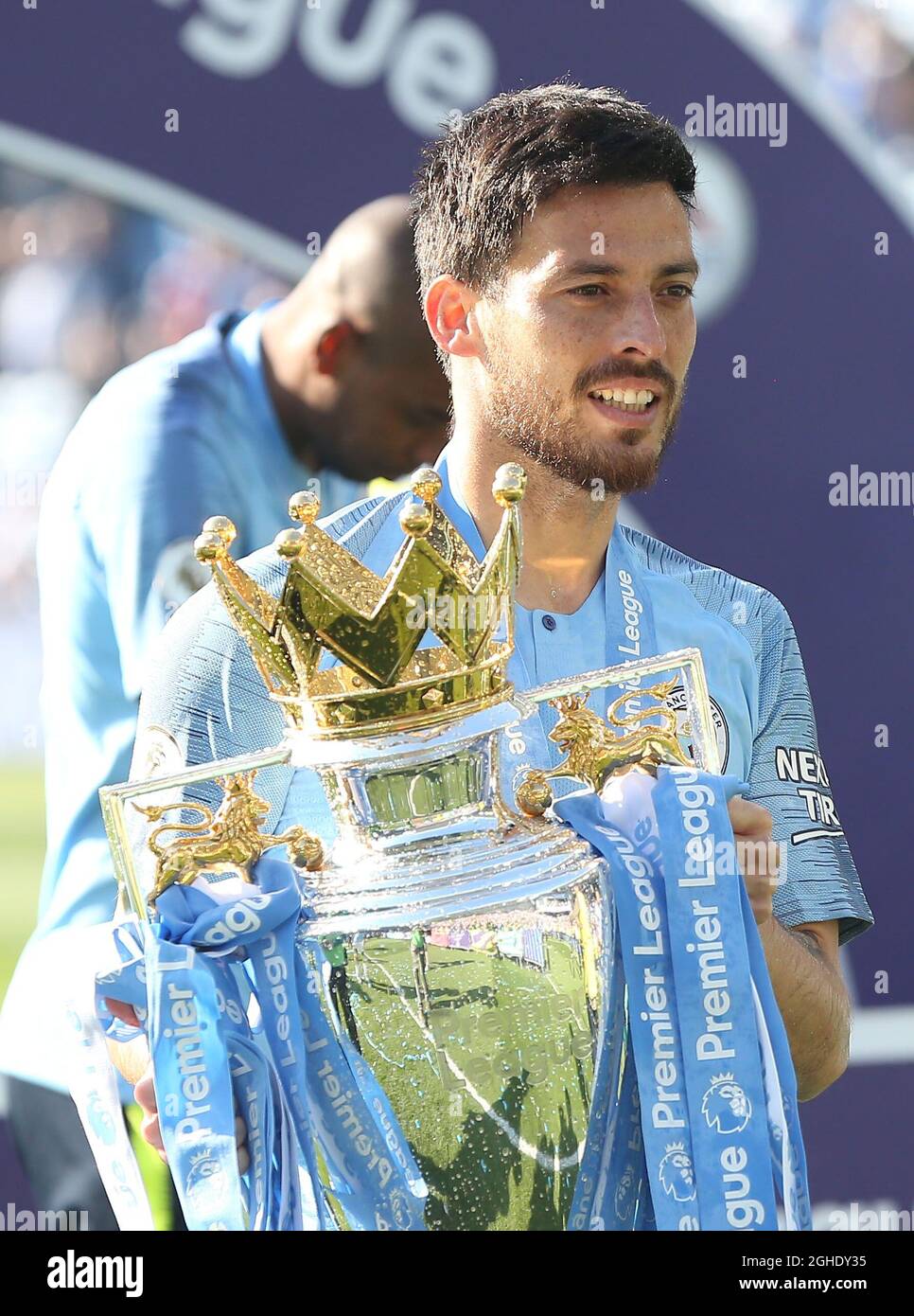 David silva premier league trophy hi-res stock photography and images ...