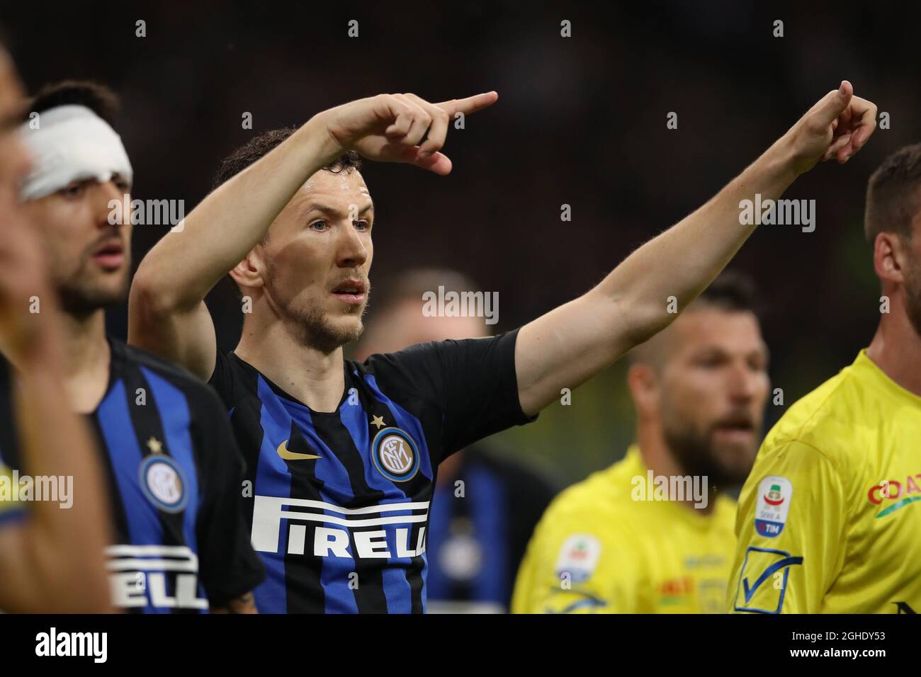 Ivan Perisic of Inter during the Serie A match at Giuseppe Meazza ...