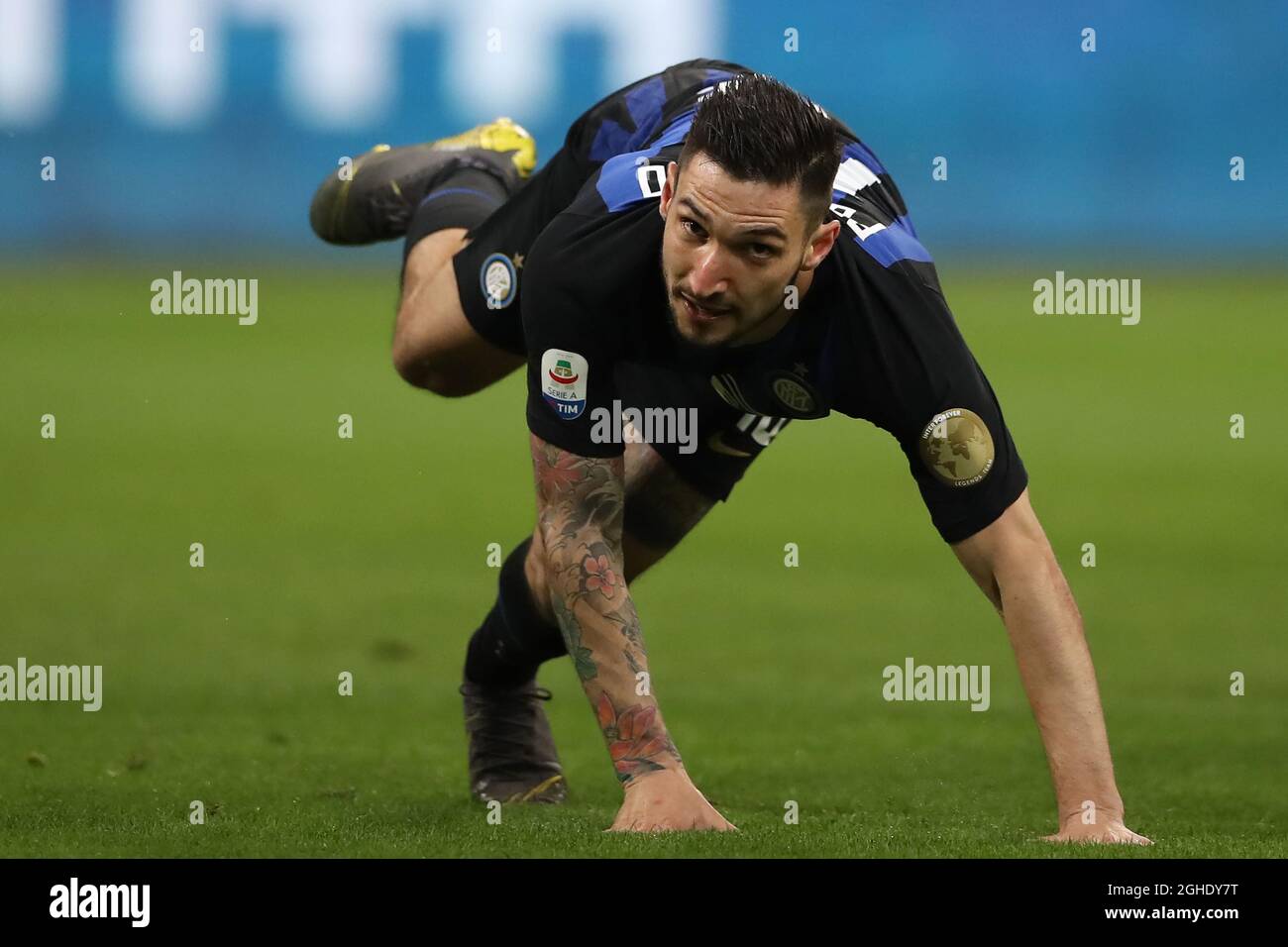 Matteo Politano of Inter during the Serie A match at Giuseppe Meazza ...