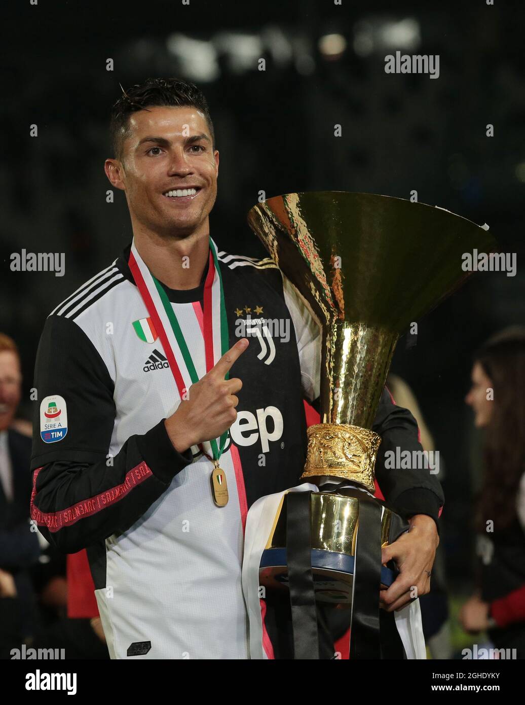 Cristiano ronaldo serie a trophy hi-res stock photography and images ...