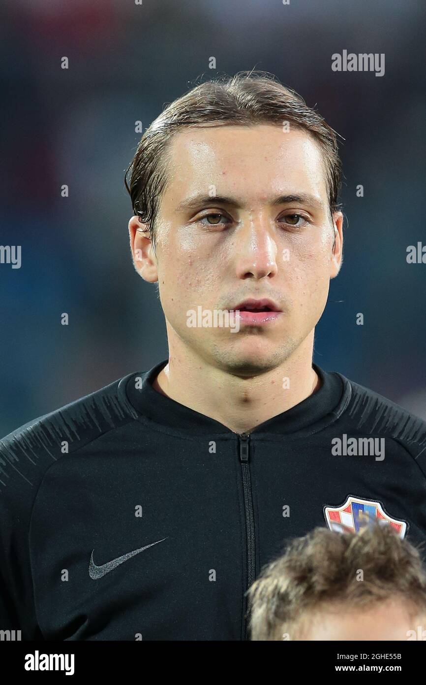 Lovro Majer of Croatia during the UEFA Under-21 Championship 2019 match at San Marino Stadium ...