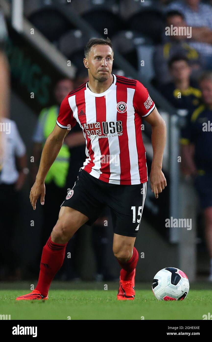 Phil Jagielka of Sheffield United during the Pre Season Friendly match ...