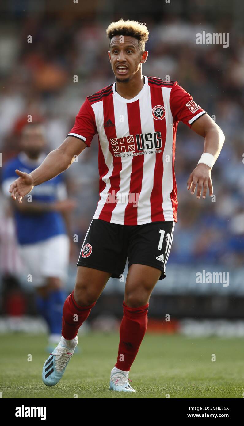 Callum Robinson of Sheffield Utd during the Pre Season Friendly match ...