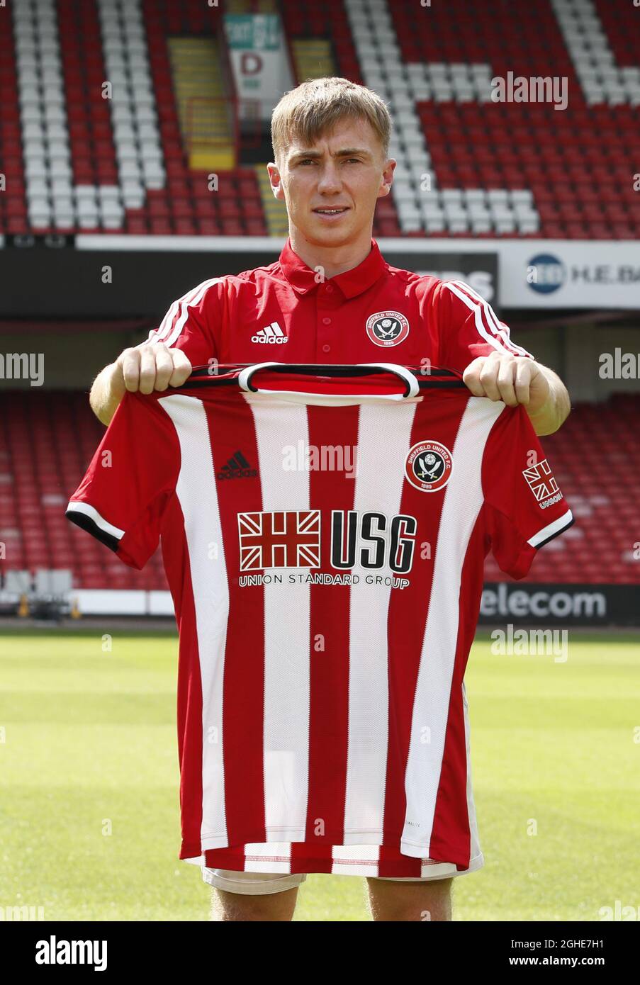 New signing Ben Osborn pictured at Bramall Lane, Sheffield. Picture ...