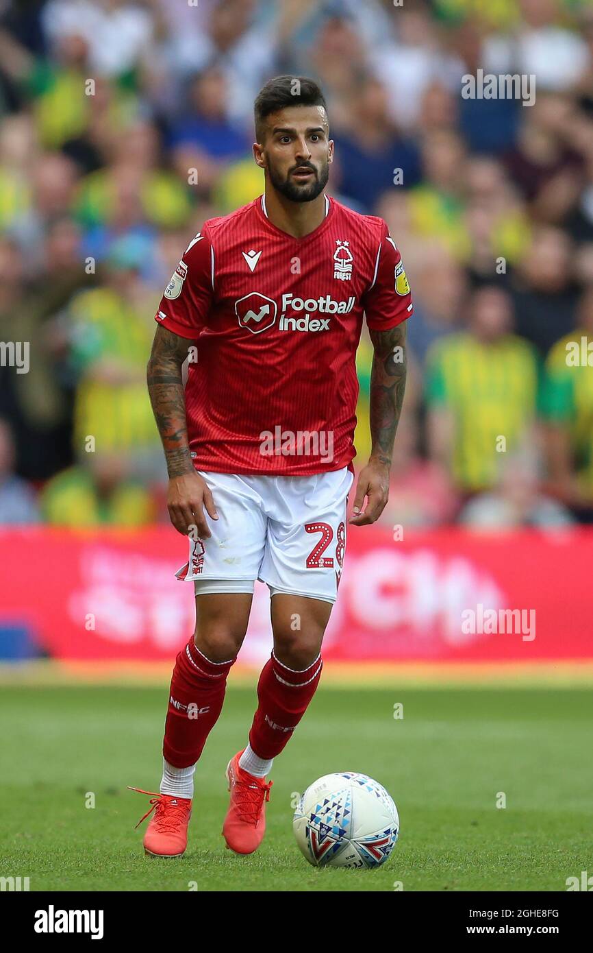 Tiago Silva of Nottingham Forest during the Sky Bet Championship match ...