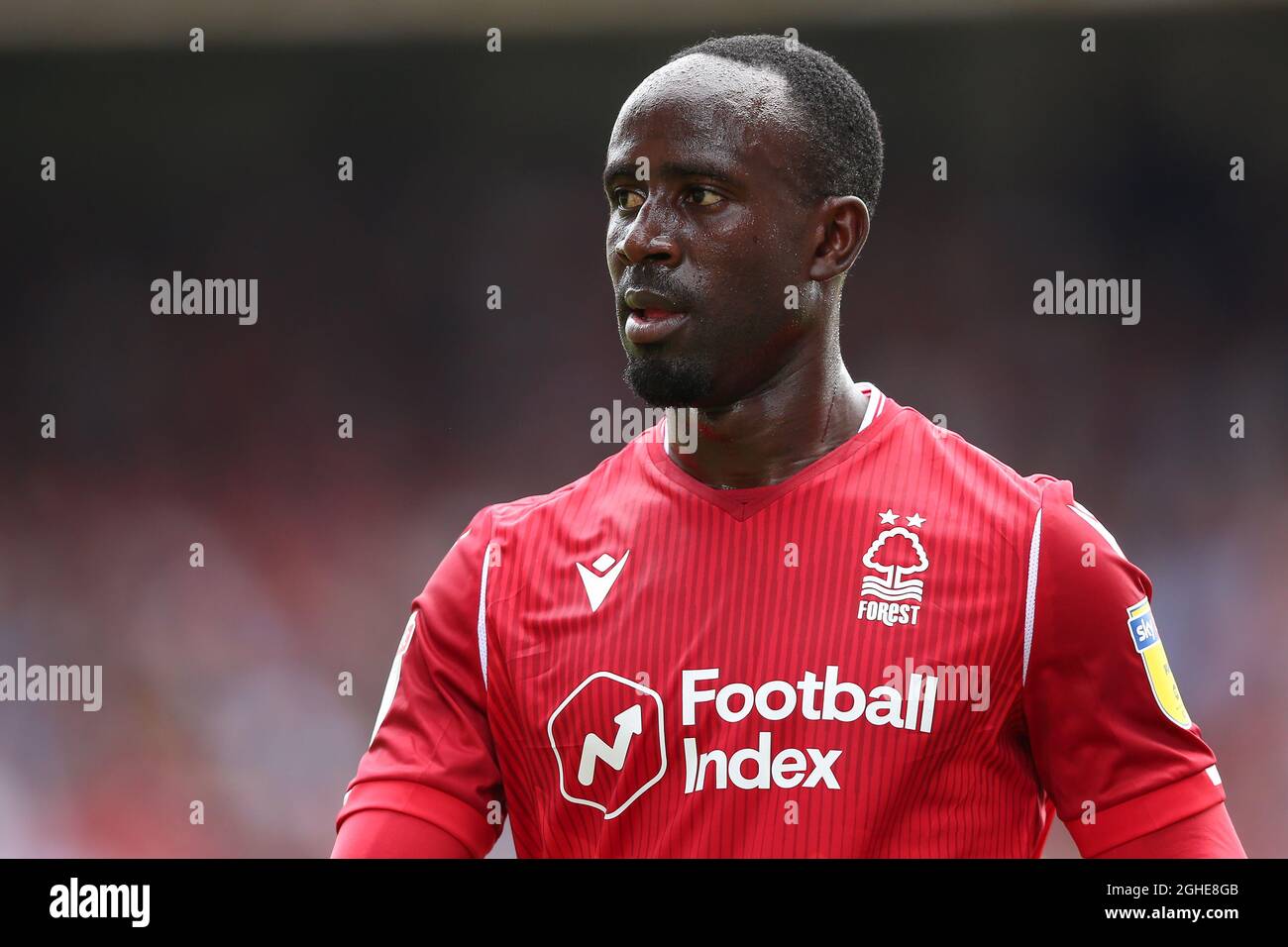 Albert Adomah of Nottingham Forest during the Sky Bet Championship ...