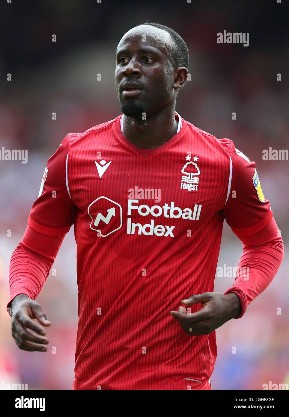 Albert Adomah of Nottingham Forest during the Sky Bet Championship ...
